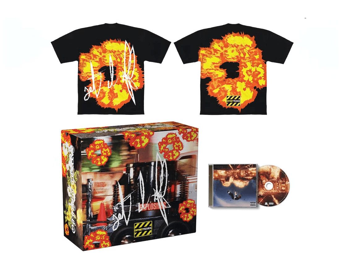 DENIM TEARS x Offset Set It Off Box Set #3 Short Sleeve Tee Shirt Black ...