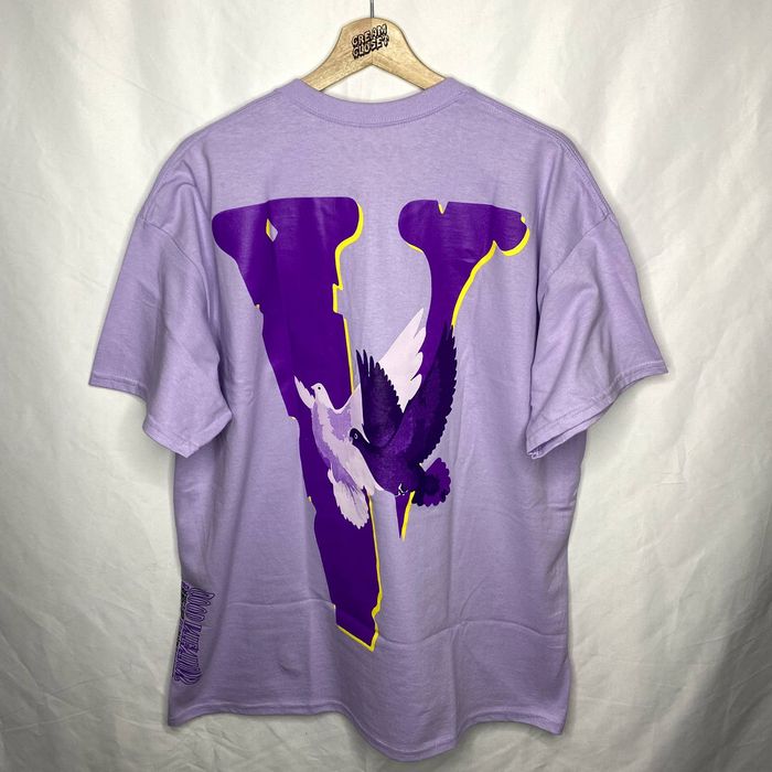 Vlone Nav x VLONE Good Intentions Doves Hip Hop Rap Tour Merch Tee ...