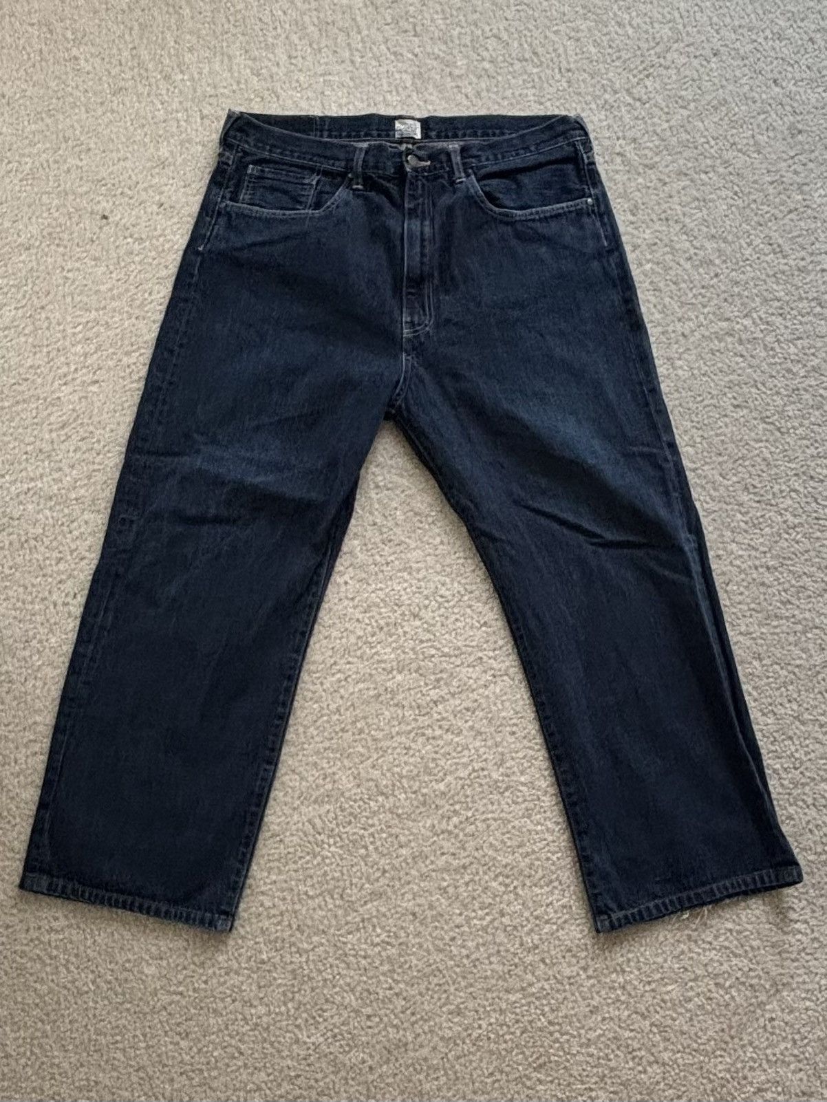 Bape A Bathing Ape BAPESTA Baggy Jeans | Grailed