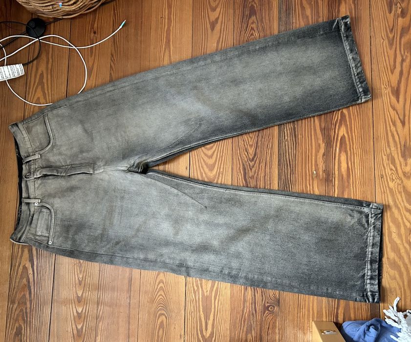 Rick Owens Brand New Rick Owens Geth Cut Denim Mineral Pearl FW23 | Grailed