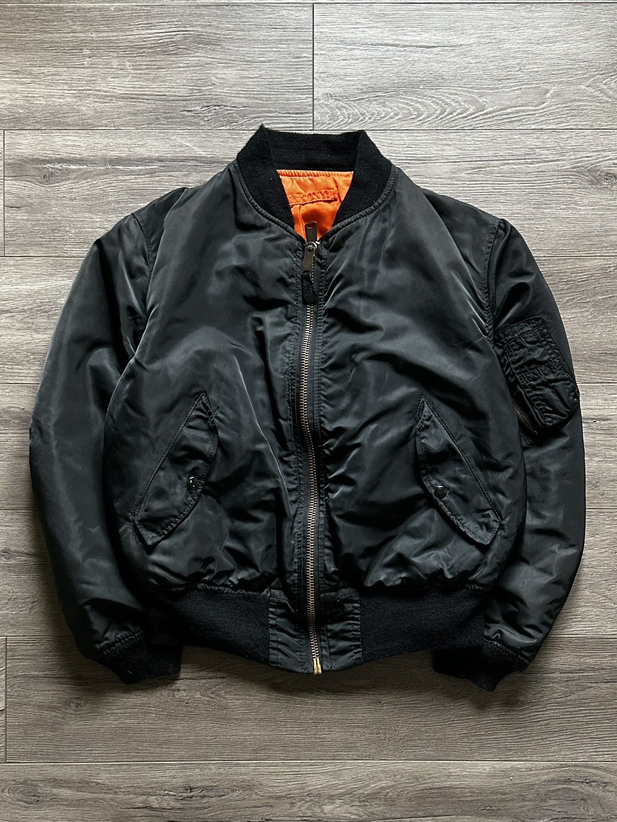 Alpha Industries × Vintage Vintage Alpha Industries USAF Intermediate MA-1 Jacket | Grailed