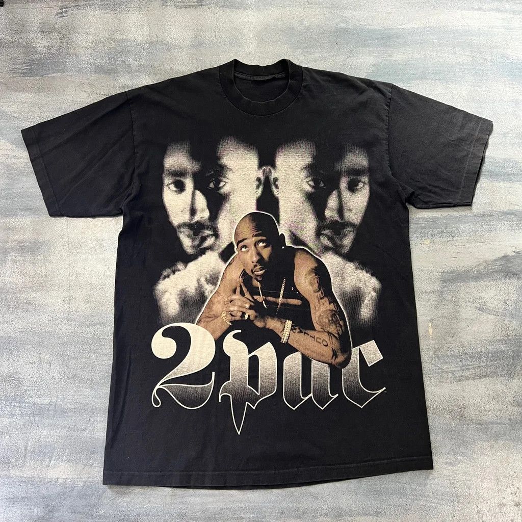 Band Tees × Vintage Vintage 2Pac Tupac Rap Shirt | Grailed