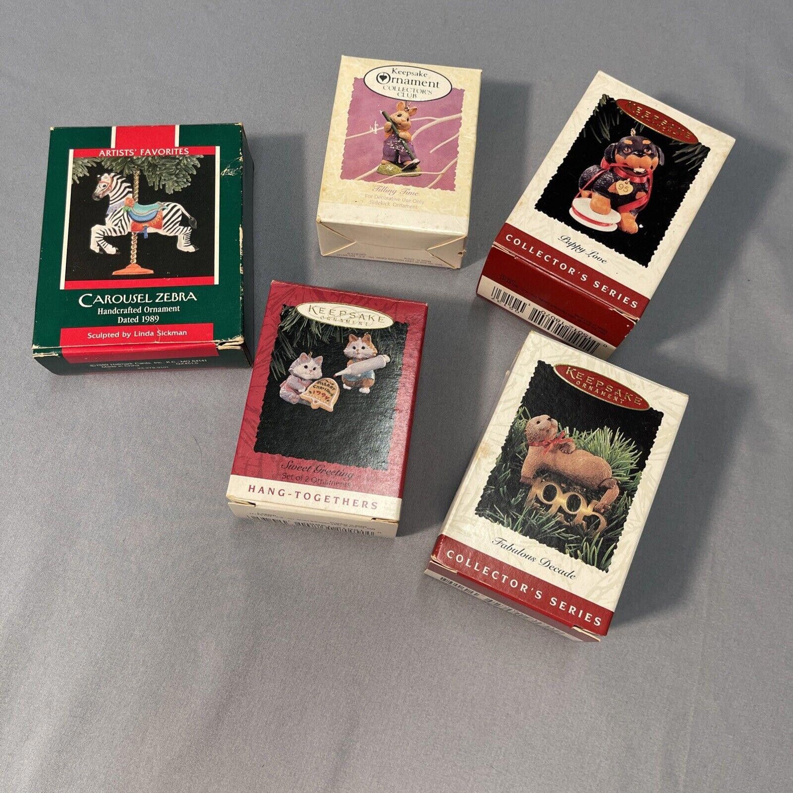 Designer Hallmark Keepsake Bundle Set Five Christmas Ornaments | Grailed