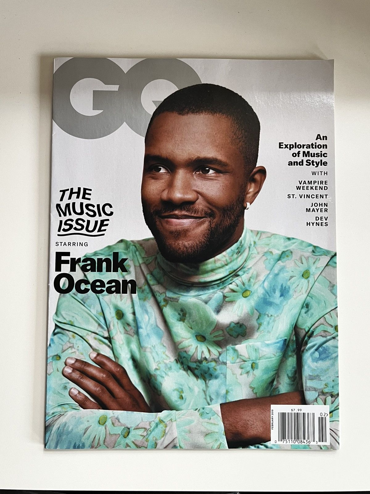 Frank Ocean × Gq Frank Ocean GQ Mag - February 2019 | Grailed