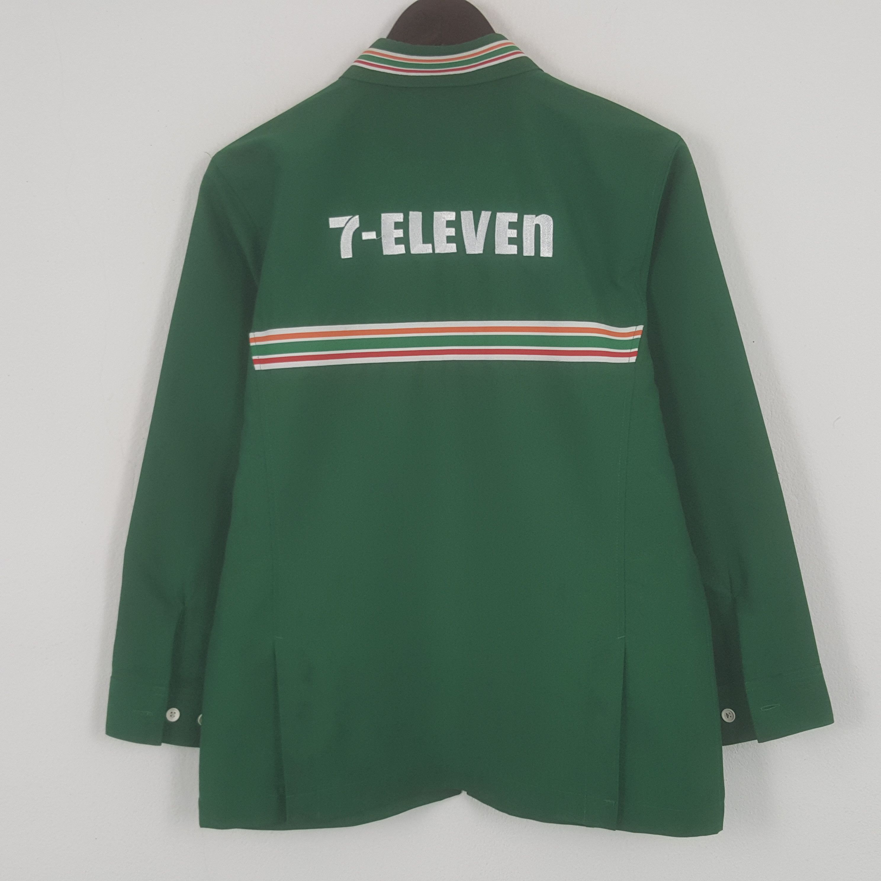 Vintage Vintage 7 Eleven Worker Embroidery Logo Uniform Jacket | Grailed