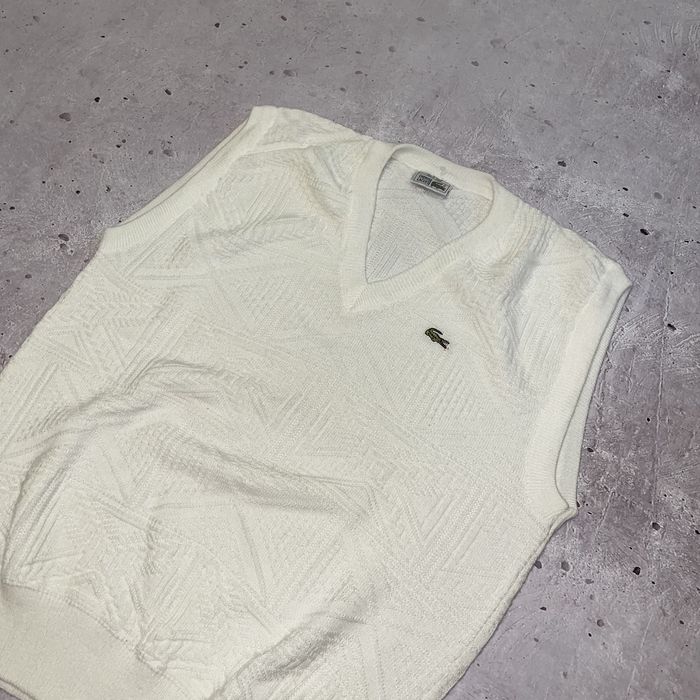 Vintage Lacoste Chemise Textured Vest Gillette | Grailed