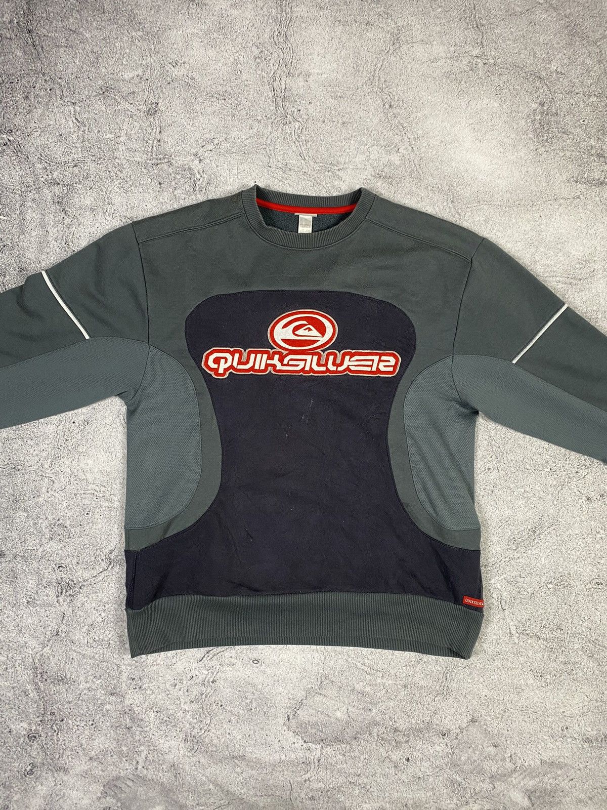 Quiksilver × Streetwear × Vintage Vintage Rework Quicksilver Sweater ...