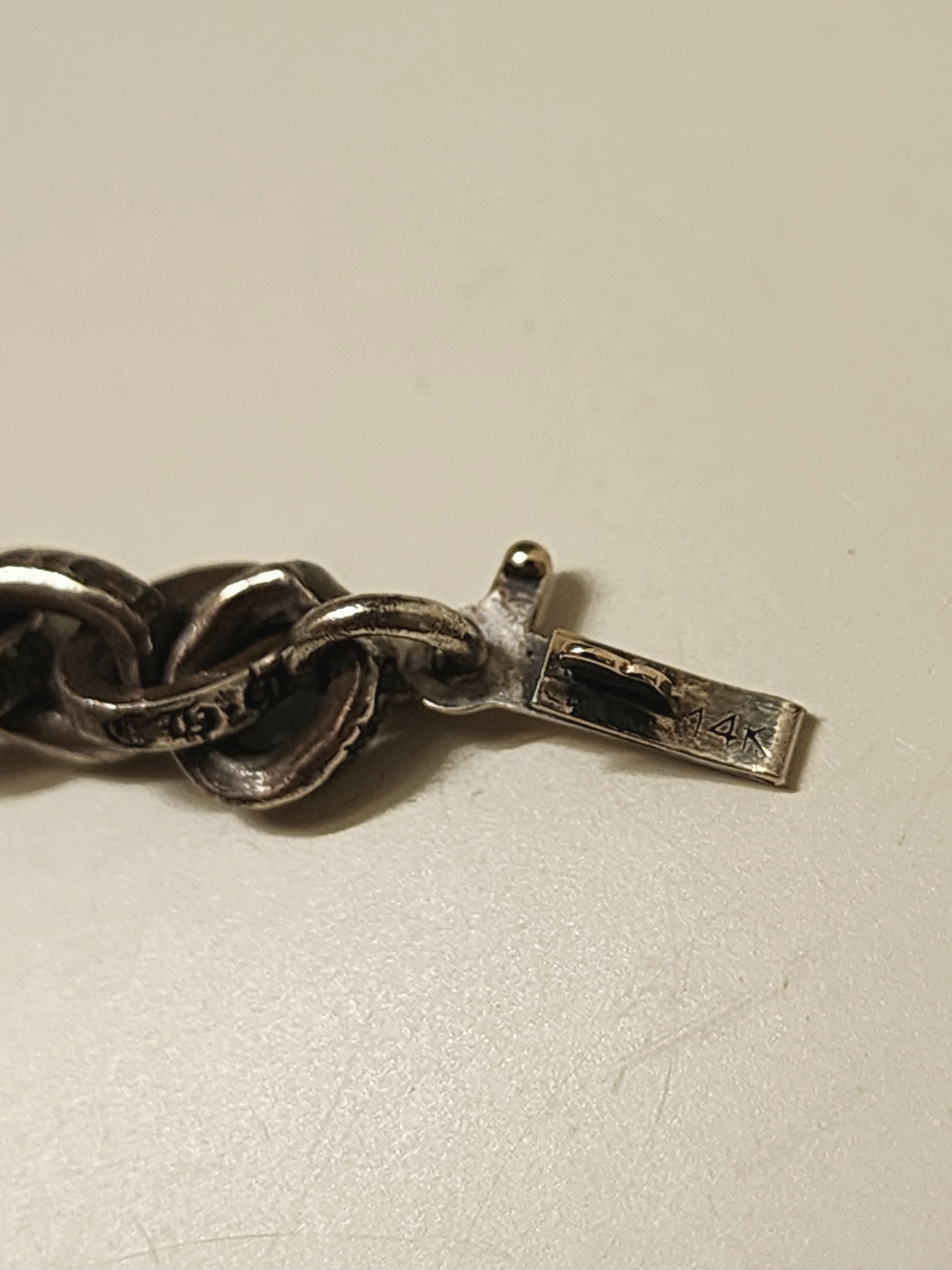 Chrome Hearts Chrome Hearts Factory Set Diamond Cross Paper Chain ...