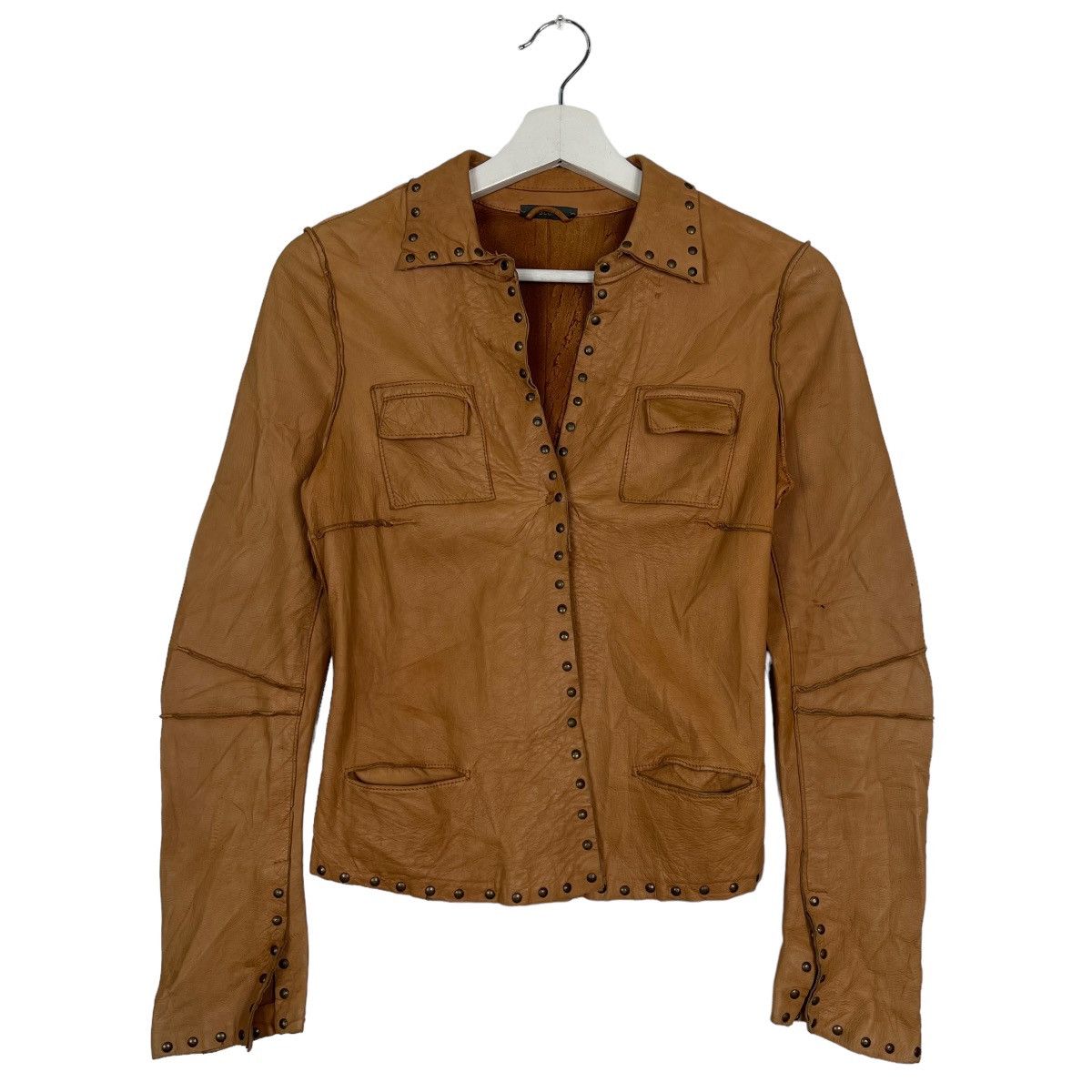 Designer 🔥 BLUR LEATHER JACKET MADE IN ITALY | Grailed