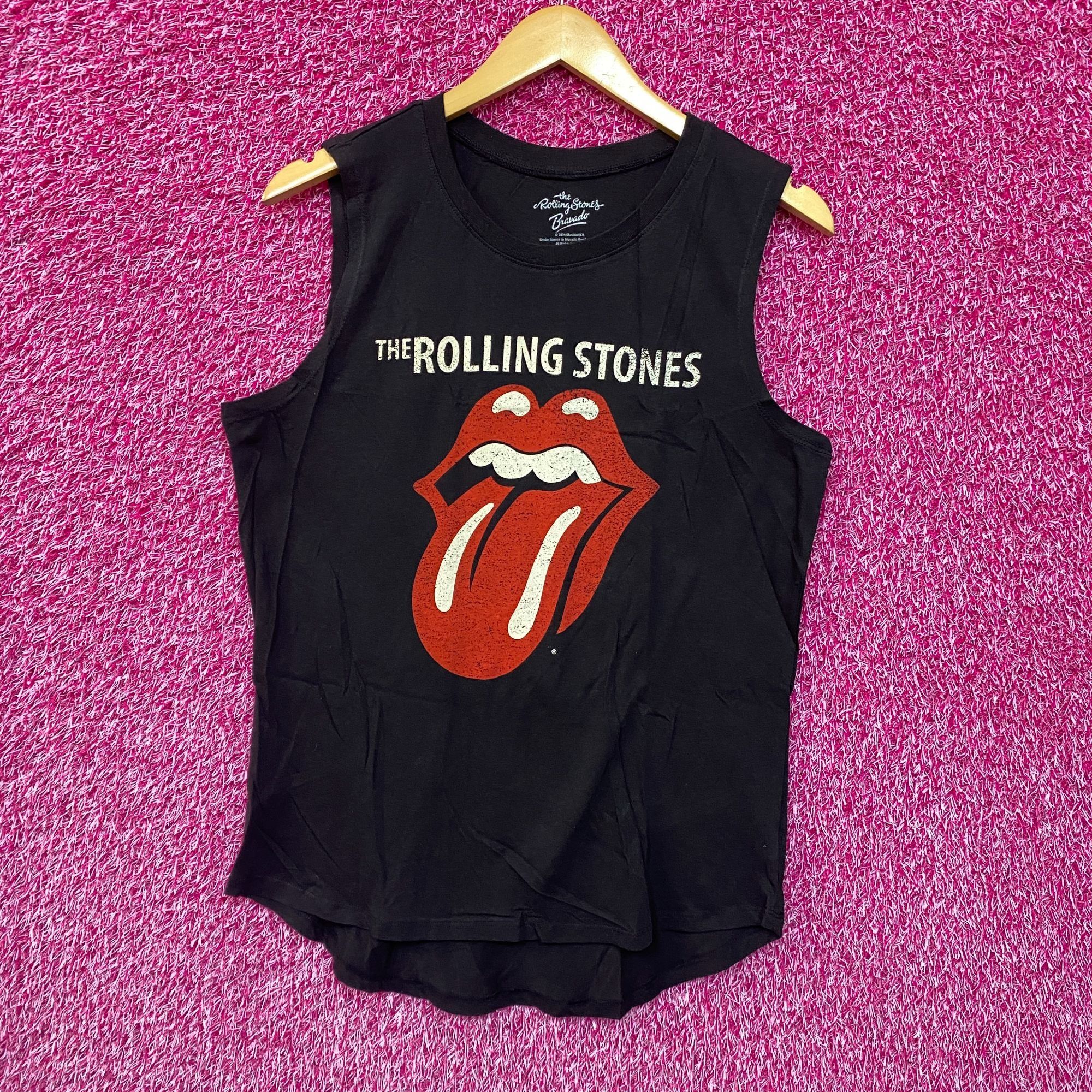 The Rolling Stones The Rolling Stones Classic Hot Lips Rock Tank Top L ...