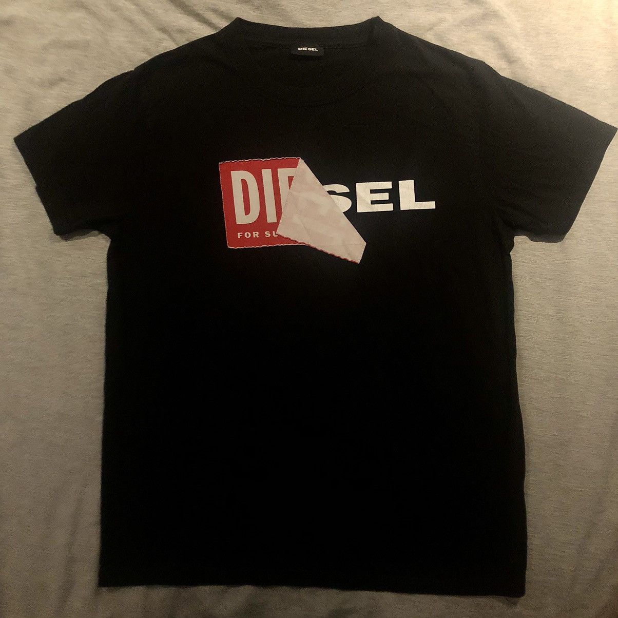 Diesel Diesel peel off logo graphic t shirt | Grailed