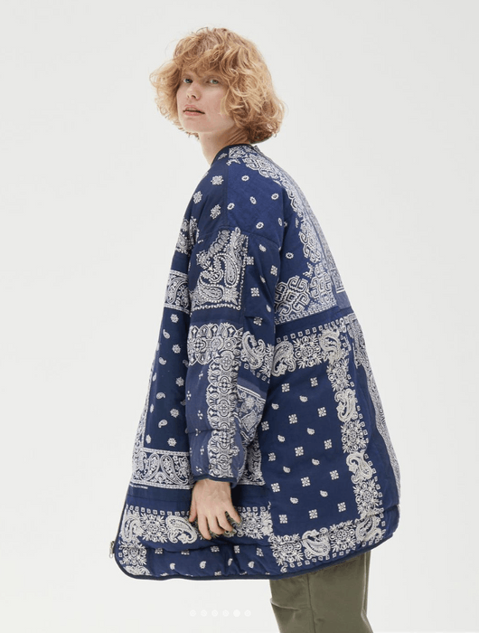 Visvim VISVIM BANDANA LINER COAT 0323105013004 (VT.BANDANA) W | Grailed