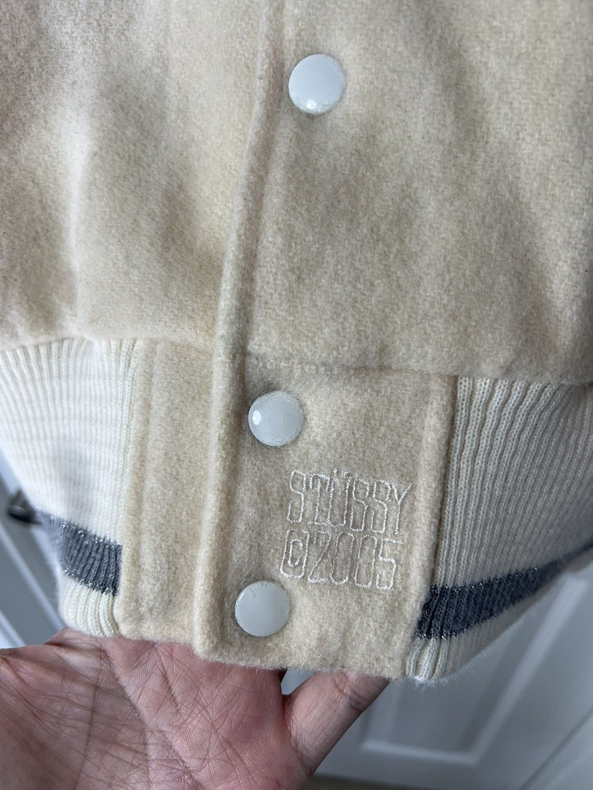 Stussy Stussy 25th Anniversary Varsity Leather Jacket 2005 Vintage ...