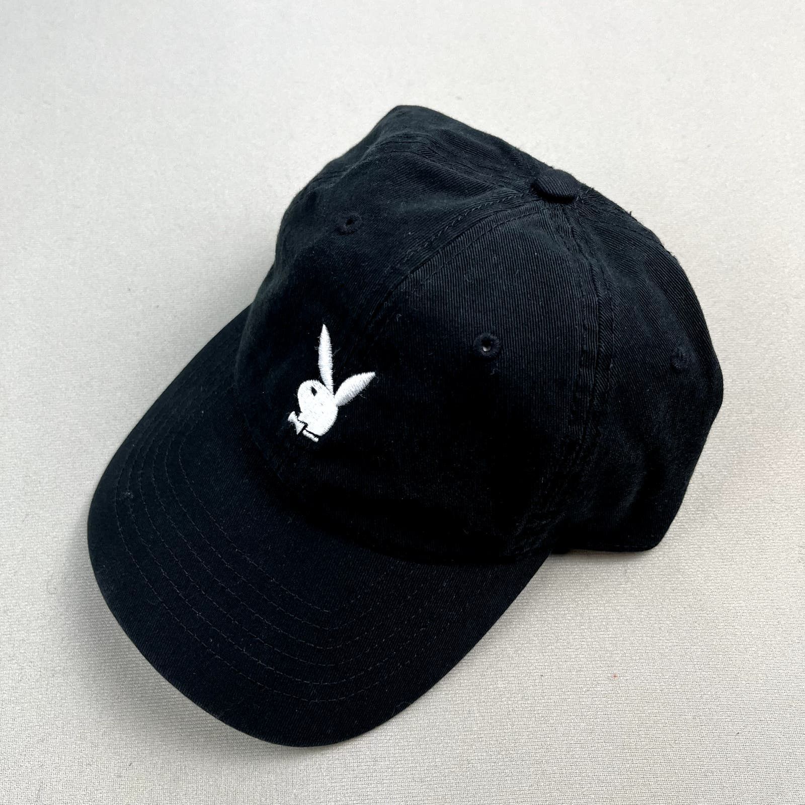 Playboy Playboy Hat Strapback Black Bunny Logo Magazine Hugh Hefner ...