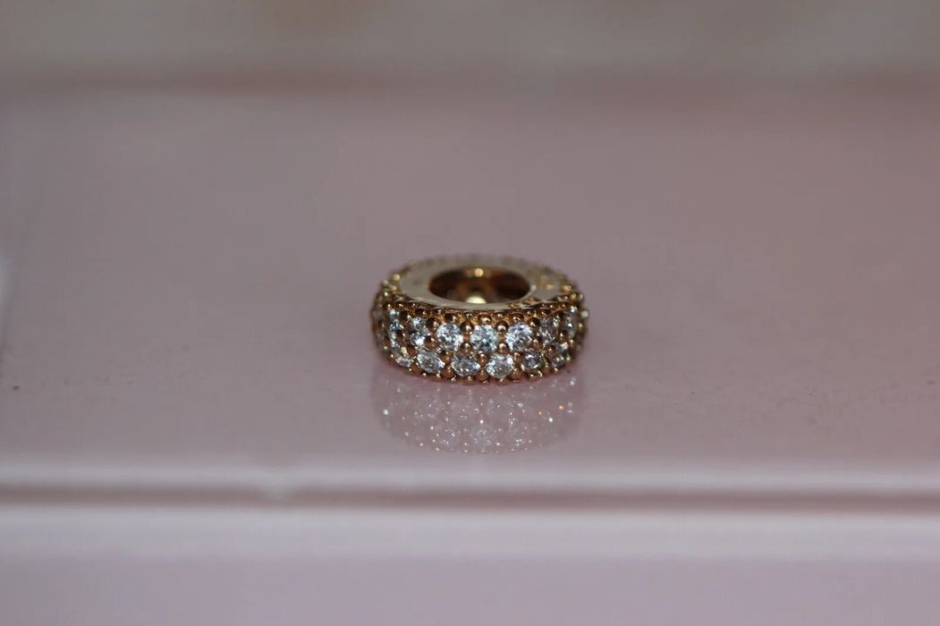 pandora AUTHENTIC PANDORA 14k GOLD 750835CZ G585 ALE. | Grailed