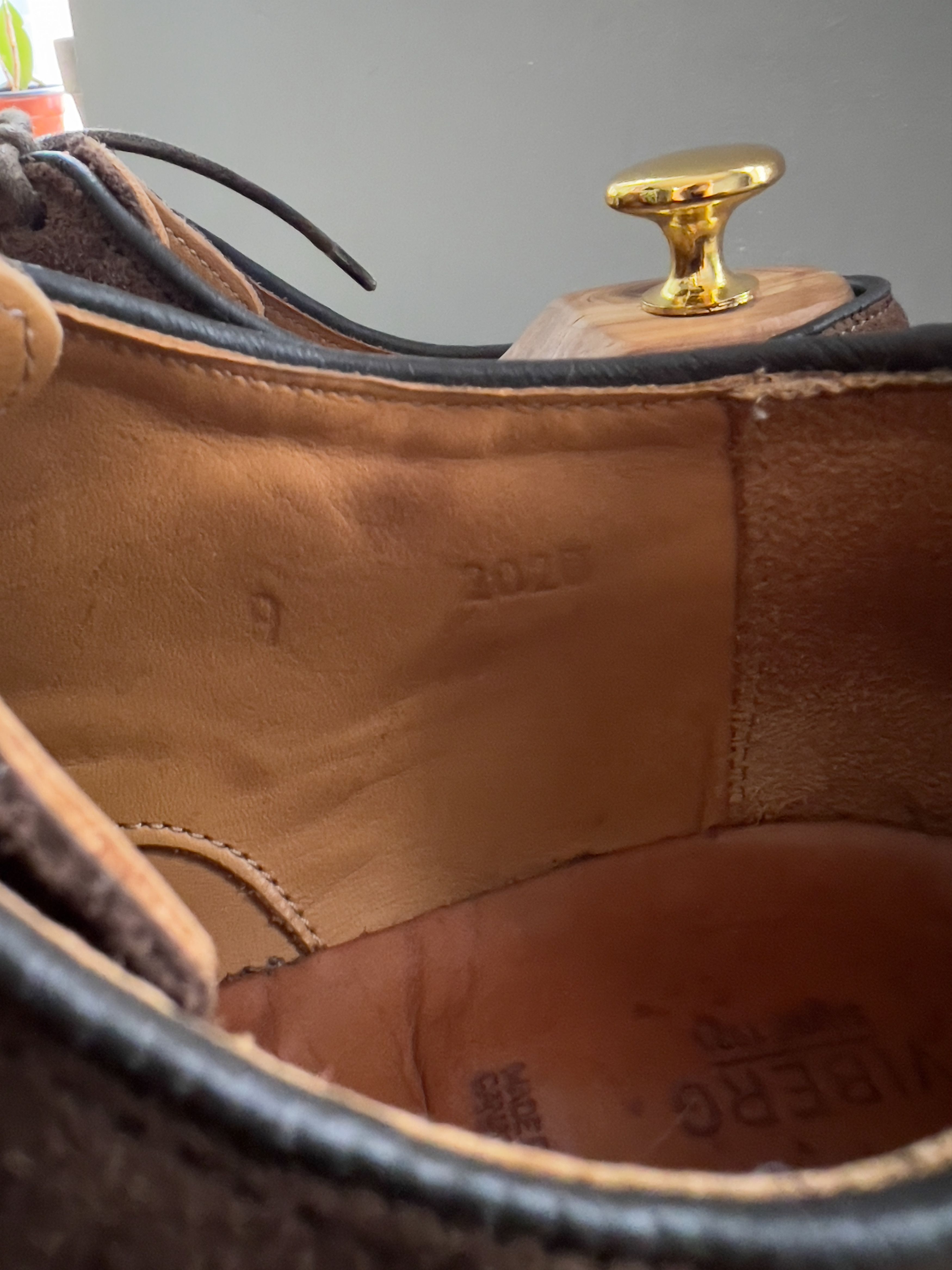 Viberg Viberg Derby Shoe in Brown Calf Suede, 2020 Last, Size 9 | Grailed