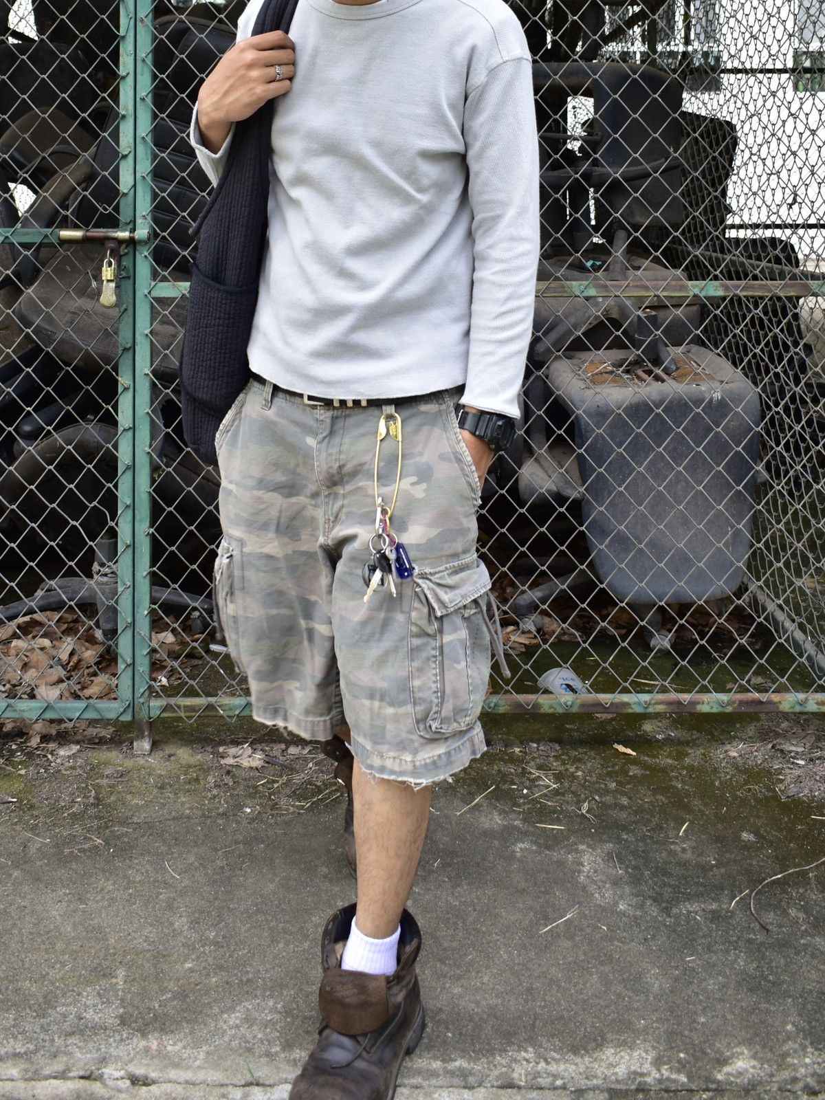 Camo × Military × Vintage Vintage Faded Glory Cargo Short Pants Playboi ...