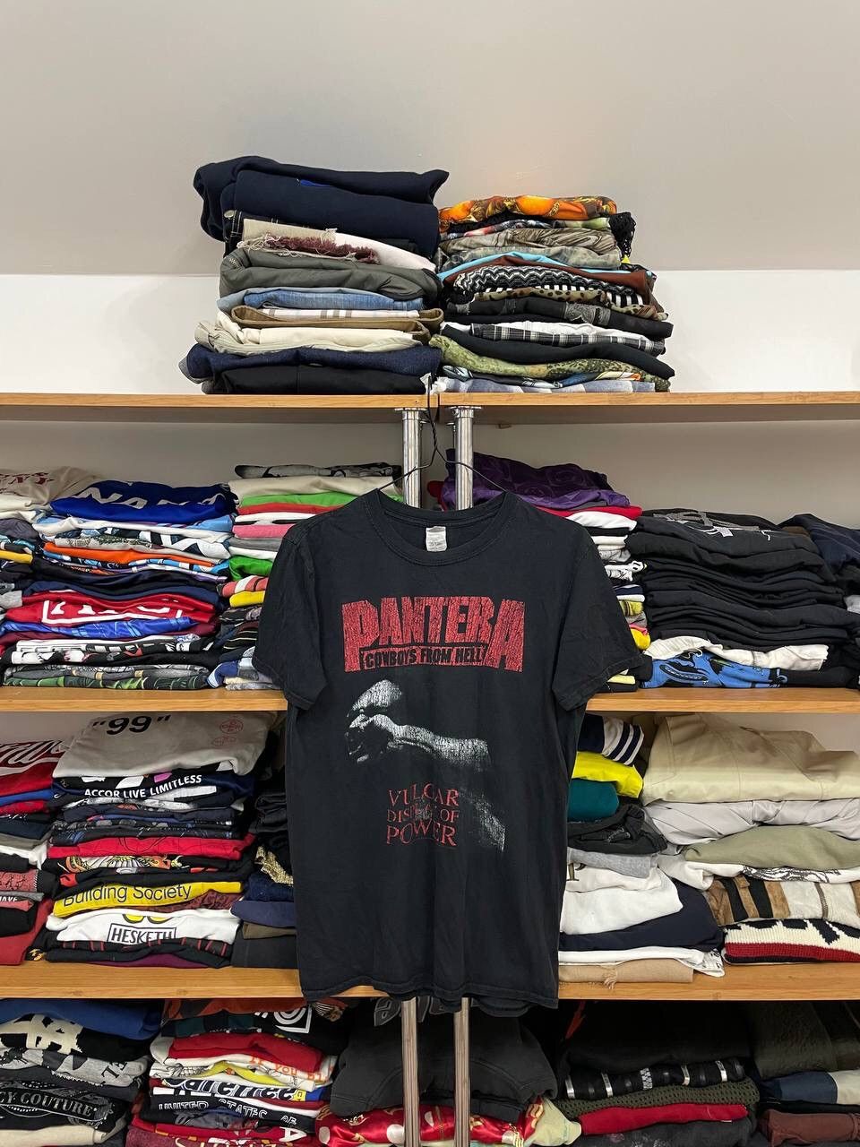 Band Tees × Vintage Vintage Pantera Faded Heavy Metal Rock Band T Shirt ...