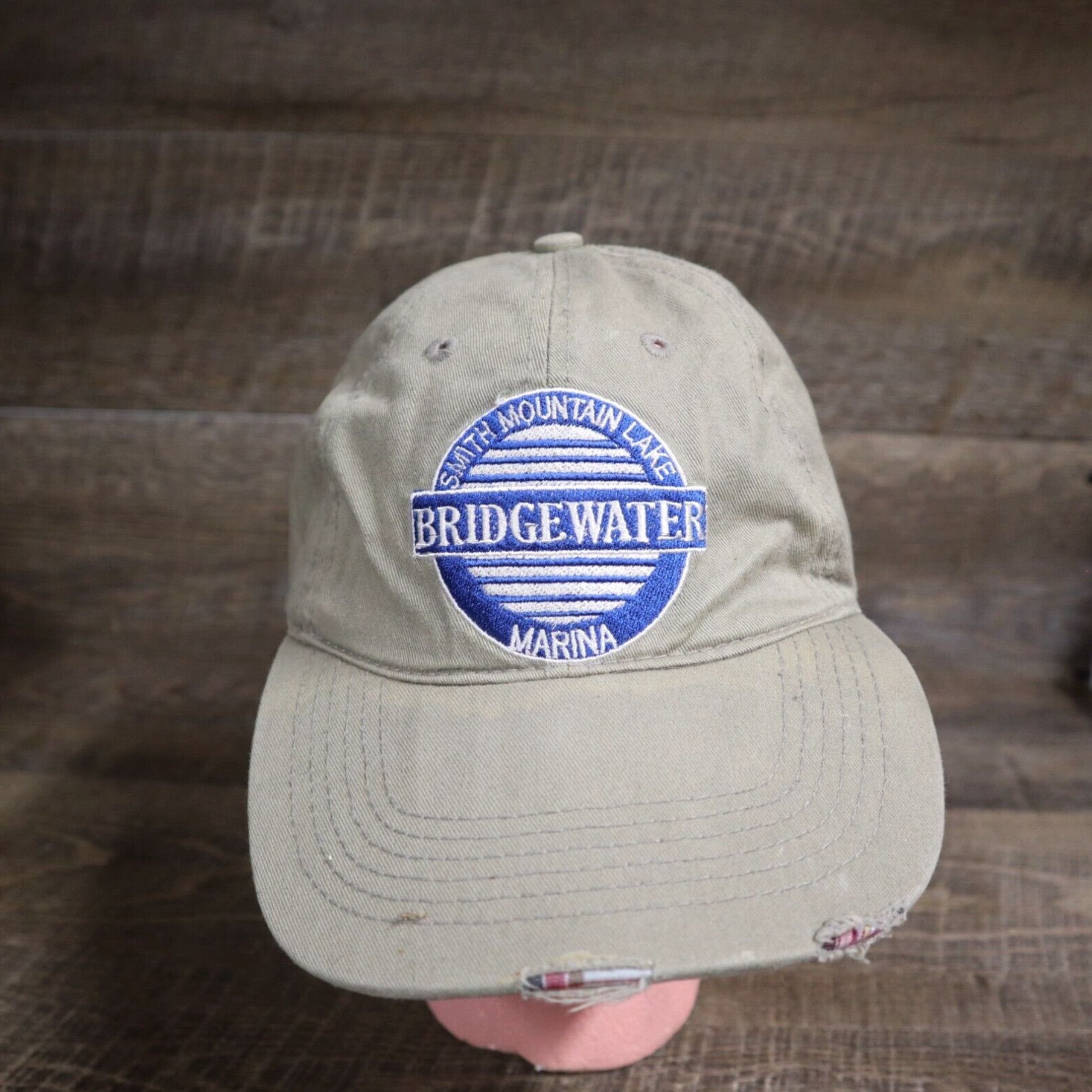 Vintage Virginia Blue Marina Inspired Mountain Lake Baseball Cap with ...