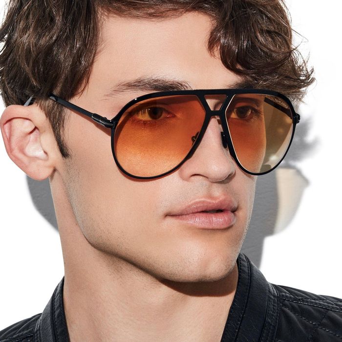 Tom Ford New! TOM FORD Xavier Sunglasses TF1060 01F, Authentic | Grailed