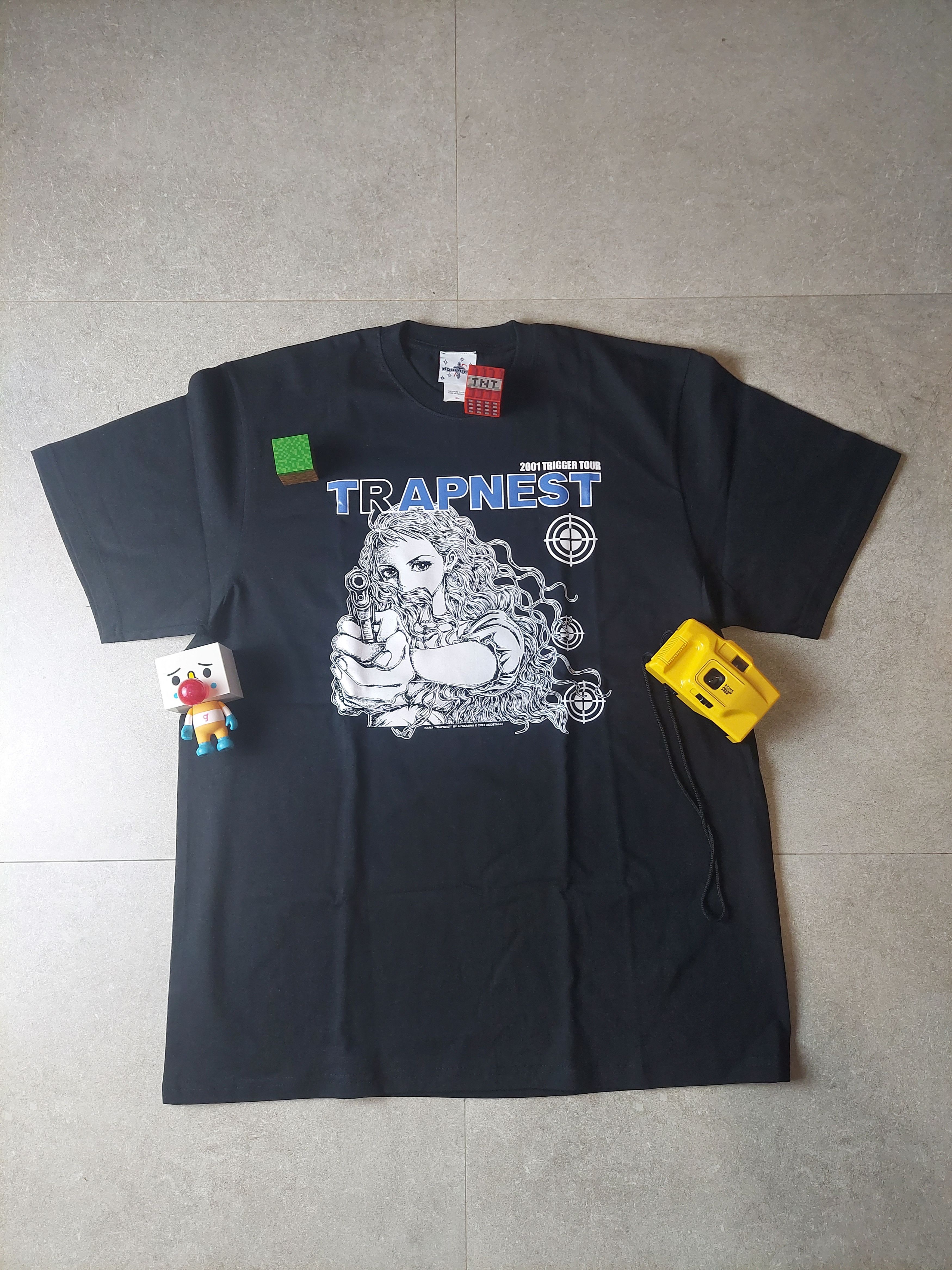 Japanese Brand NANA - TRAPNEST : TRIGGER TOUR 2001 black tshirt | Grailed