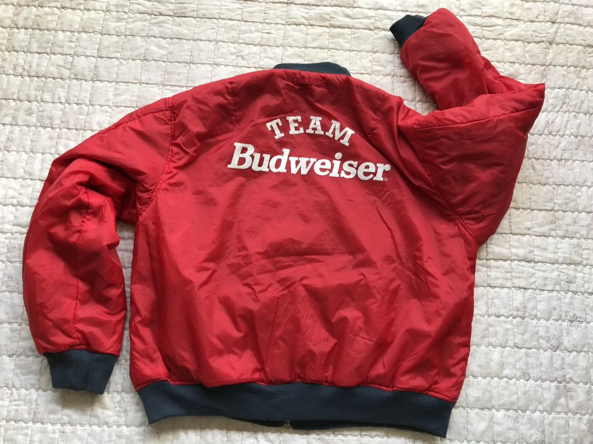 Budweiser × Vintage Vintage Team Budweiser Reversible MA-1 Bomber (PIT ...