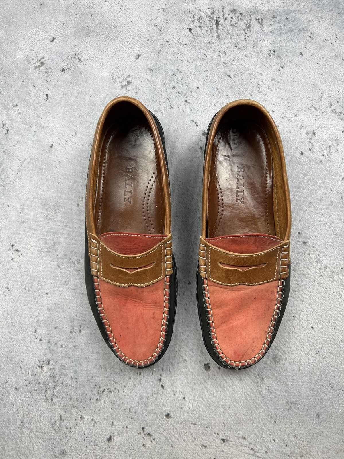 Bally × Designer × Vintage Vintage Bally leather taverno loafers | Grailed