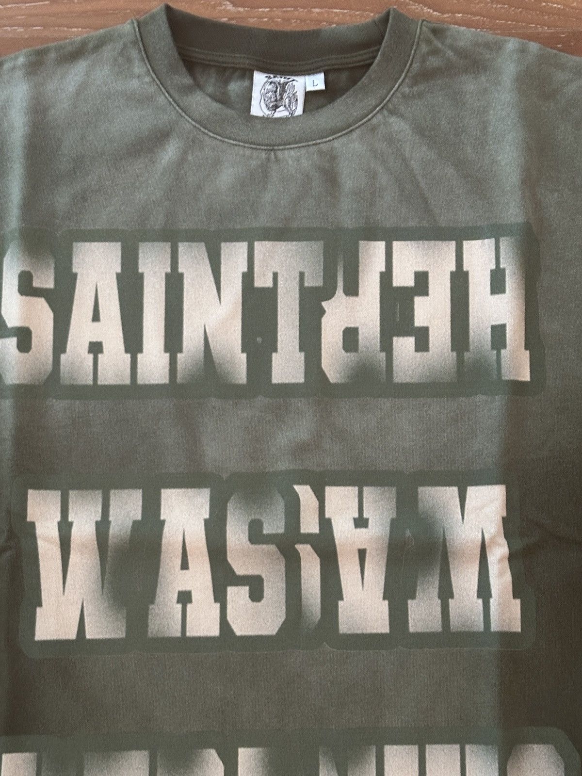 Saint Vanity Saint Vanity Olive Tee shirt L | Grailed