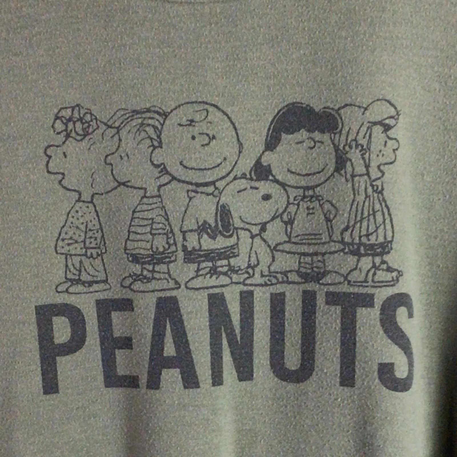 Peanuts Classic PEANUTS Charlie Brown Sweatshirt Army Green Medium ...