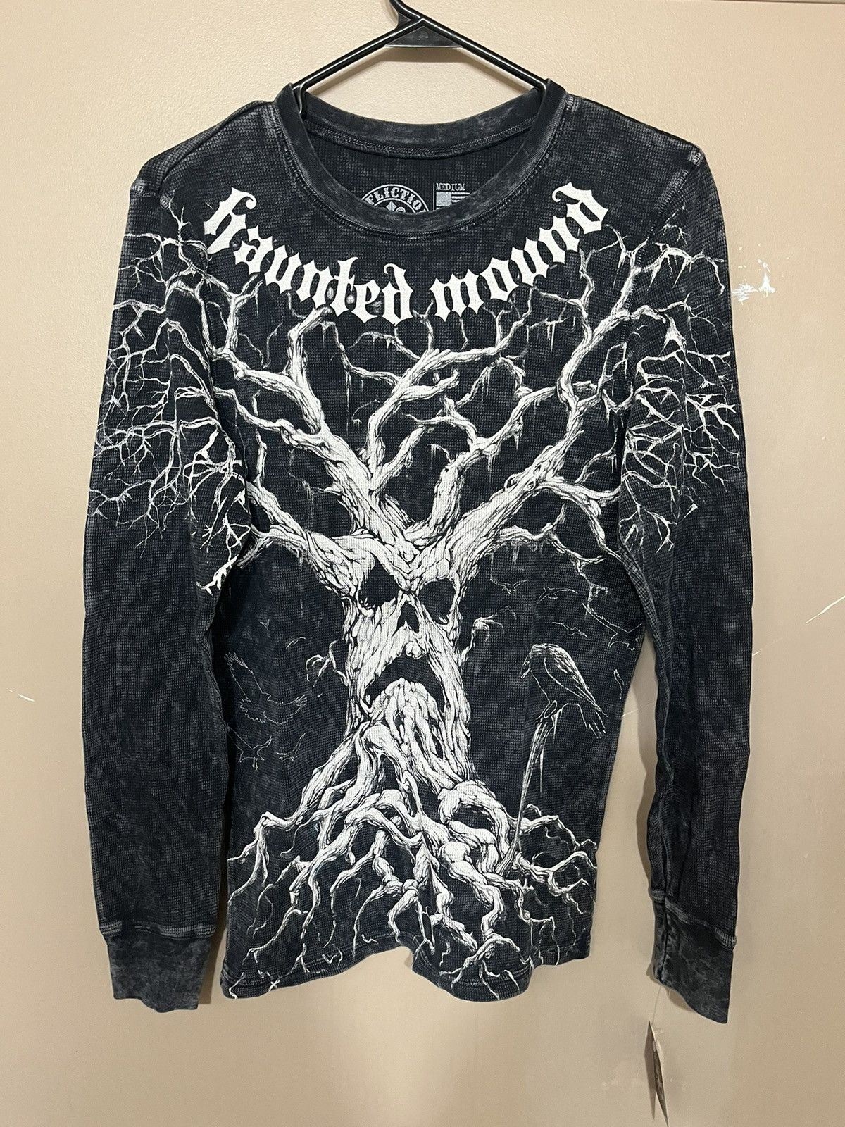 Affliction × Haunted Mound Sematary x Affliction Harold Thermal Black ...