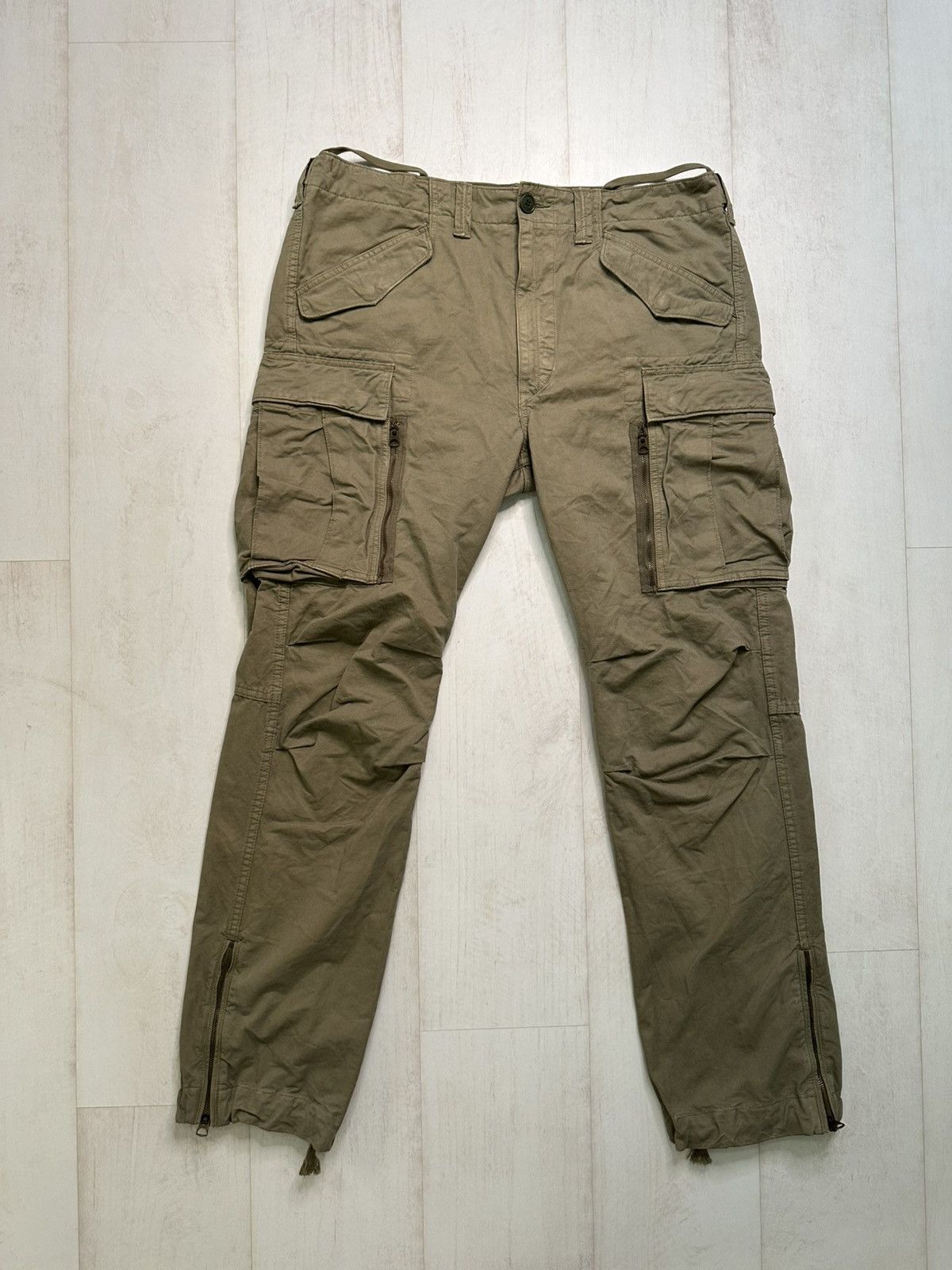 Military × Polo Ralph Lauren × Vintage Polo Ralph Lauren military cargo khaki pants | Grailed