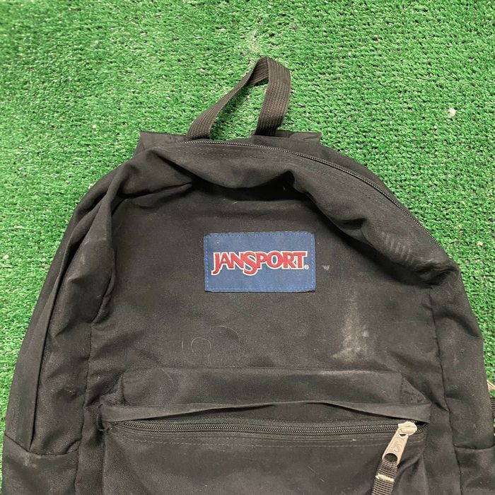 Vintage Jansport Superbreak Essential Basic Faded Black Backpack | Grailed