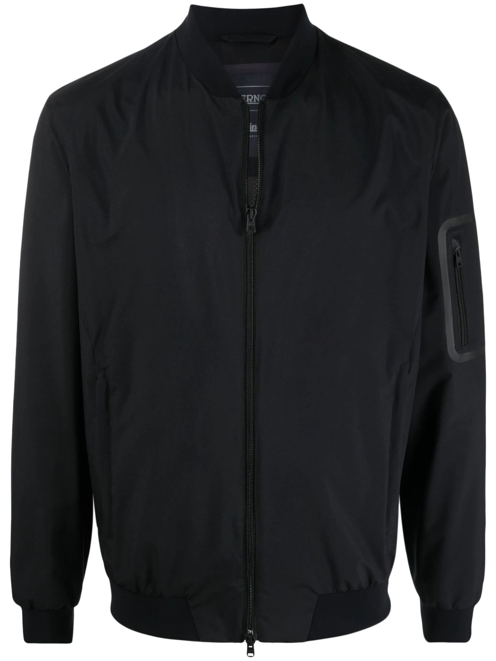 Herno o1s22i1n1024 Gore-Tex Bomber Jacket in Black | Grailed