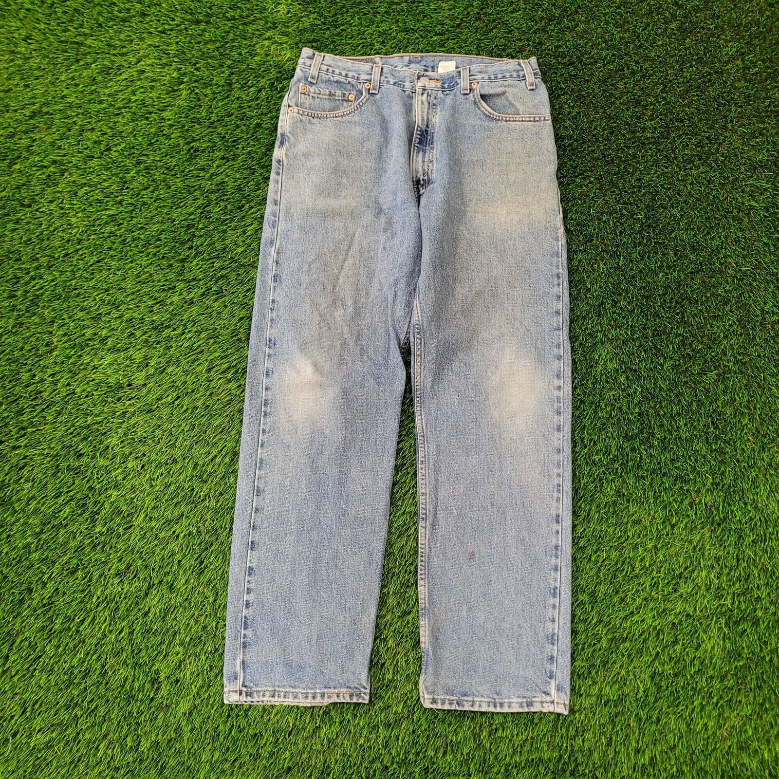 Levi's Vintage LEVIS 505 Straight Jeans 32x30 (36x30) Blue Faded | Grailed