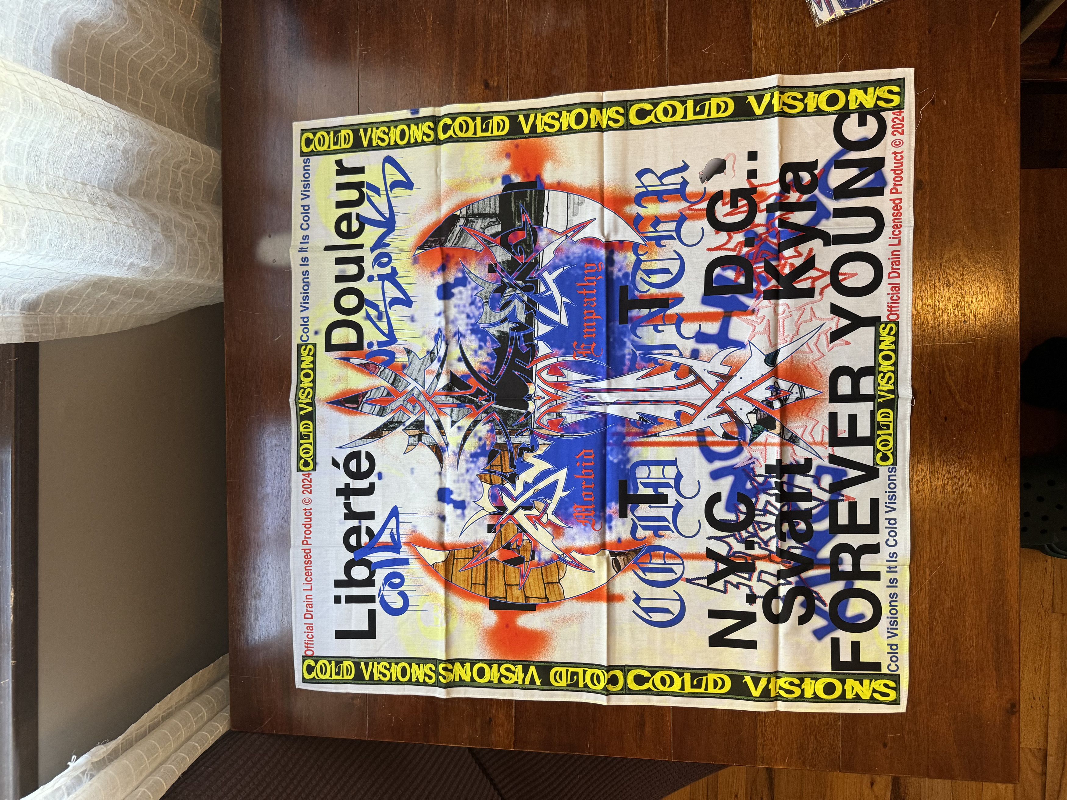 Drain Gang Bladee NYC Exclusive Bandana Flag | Grailed