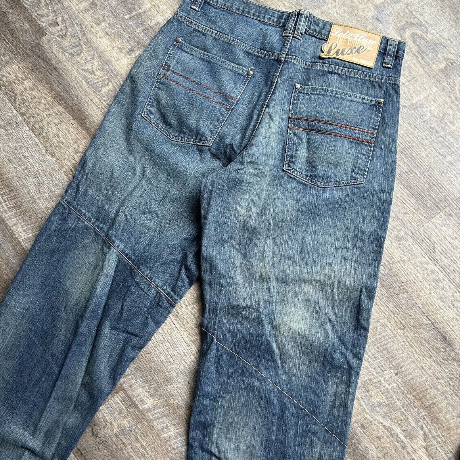Streetwear Lot 29 Jeans 36x30 Blue Taz Looney Tunes Baggy Hip Hop Y2K ...