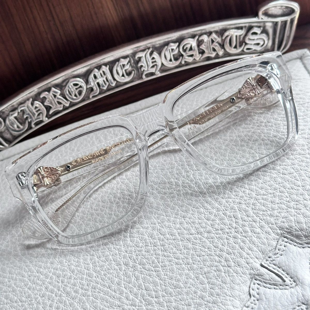 Chrome Hearts Chrome Hearts Box Officer Glasses | Grailed