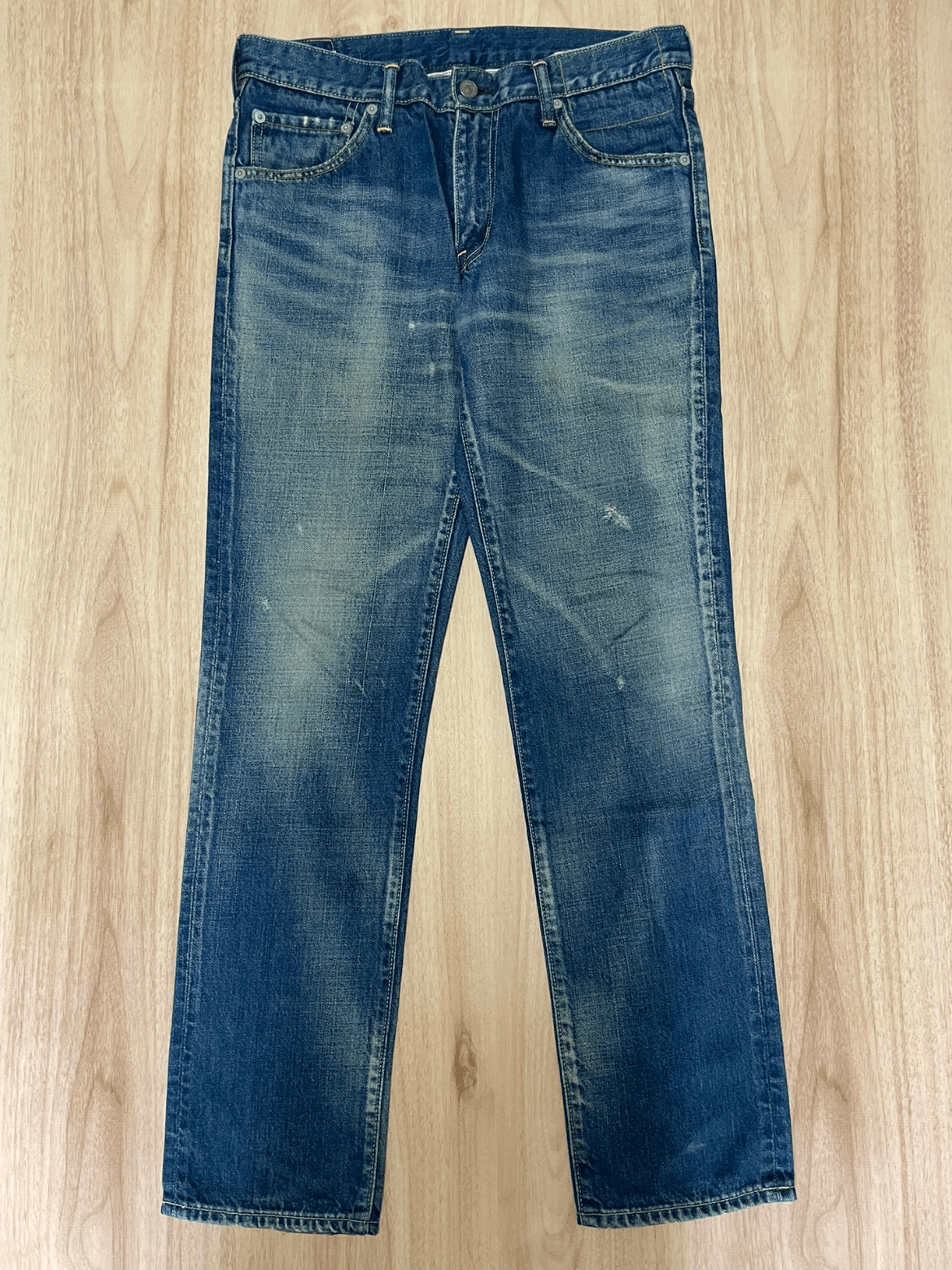 Visvim Visvim 04D5 DAMAGED-5 Snake Skin Patches Denim | Grailed