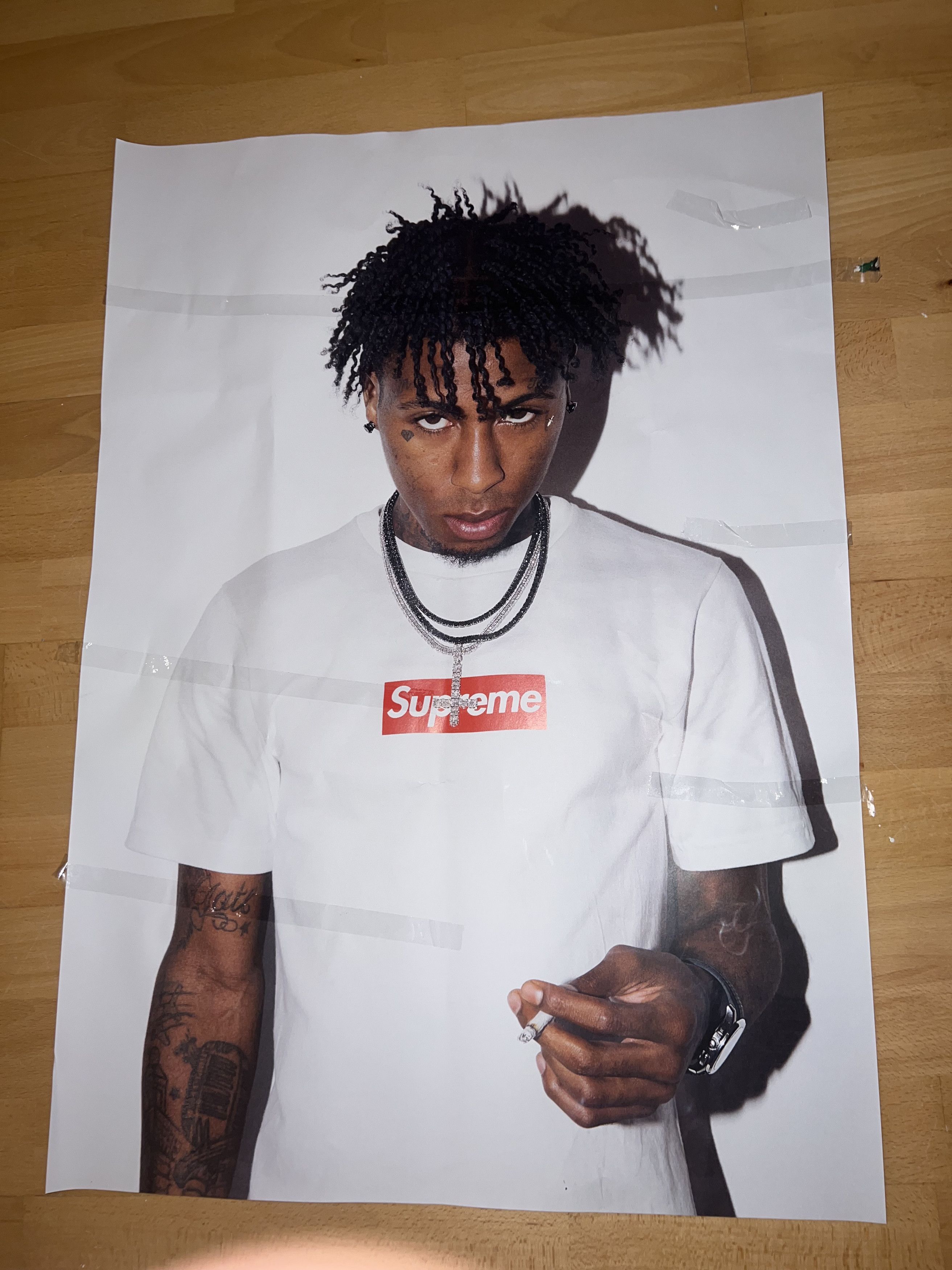 Supreme Supreme x NBA YoungBoy Poster | Grailed