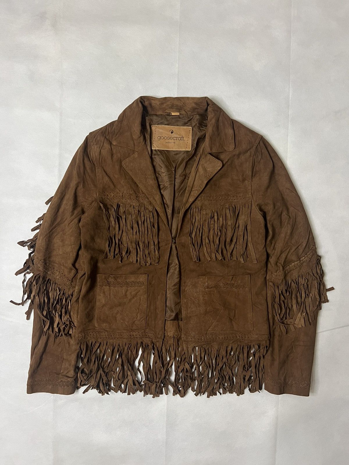 Archival Clothing × Genuine Leather × Leather Jacket Vtg Goosecraft ...