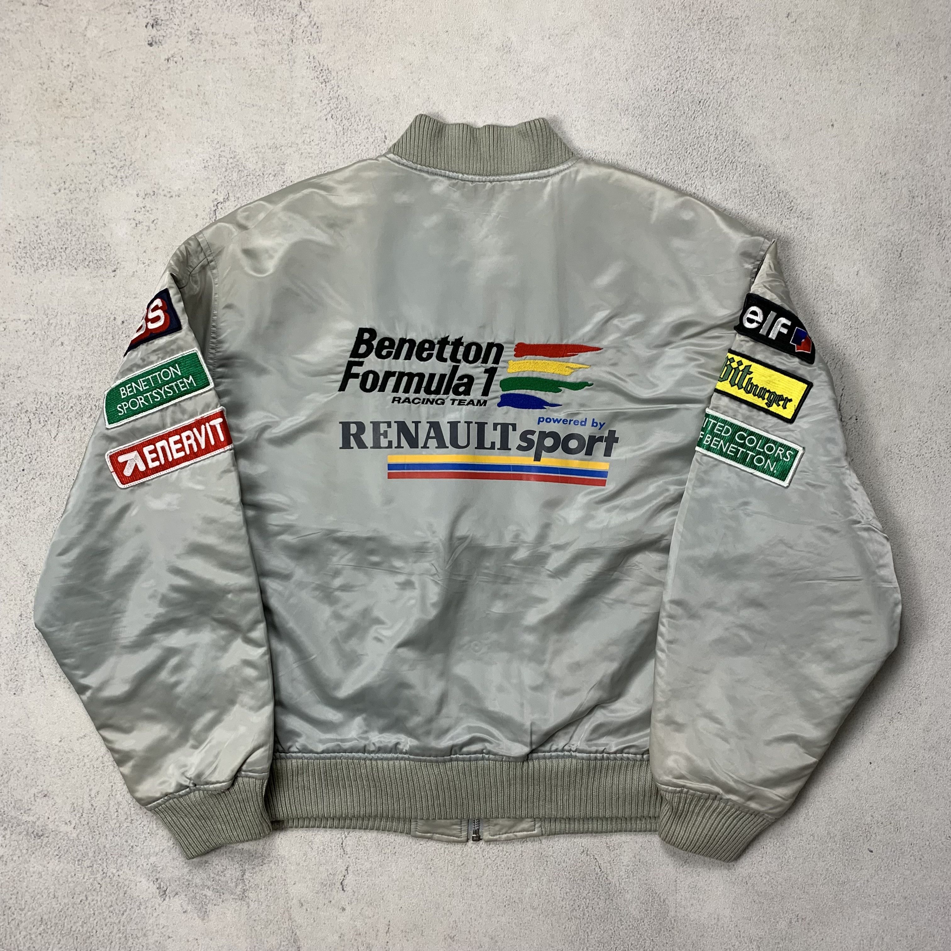 Formula 1 Vintage Benetton Formula 1 Racing Team Renault Sport Jacket ...