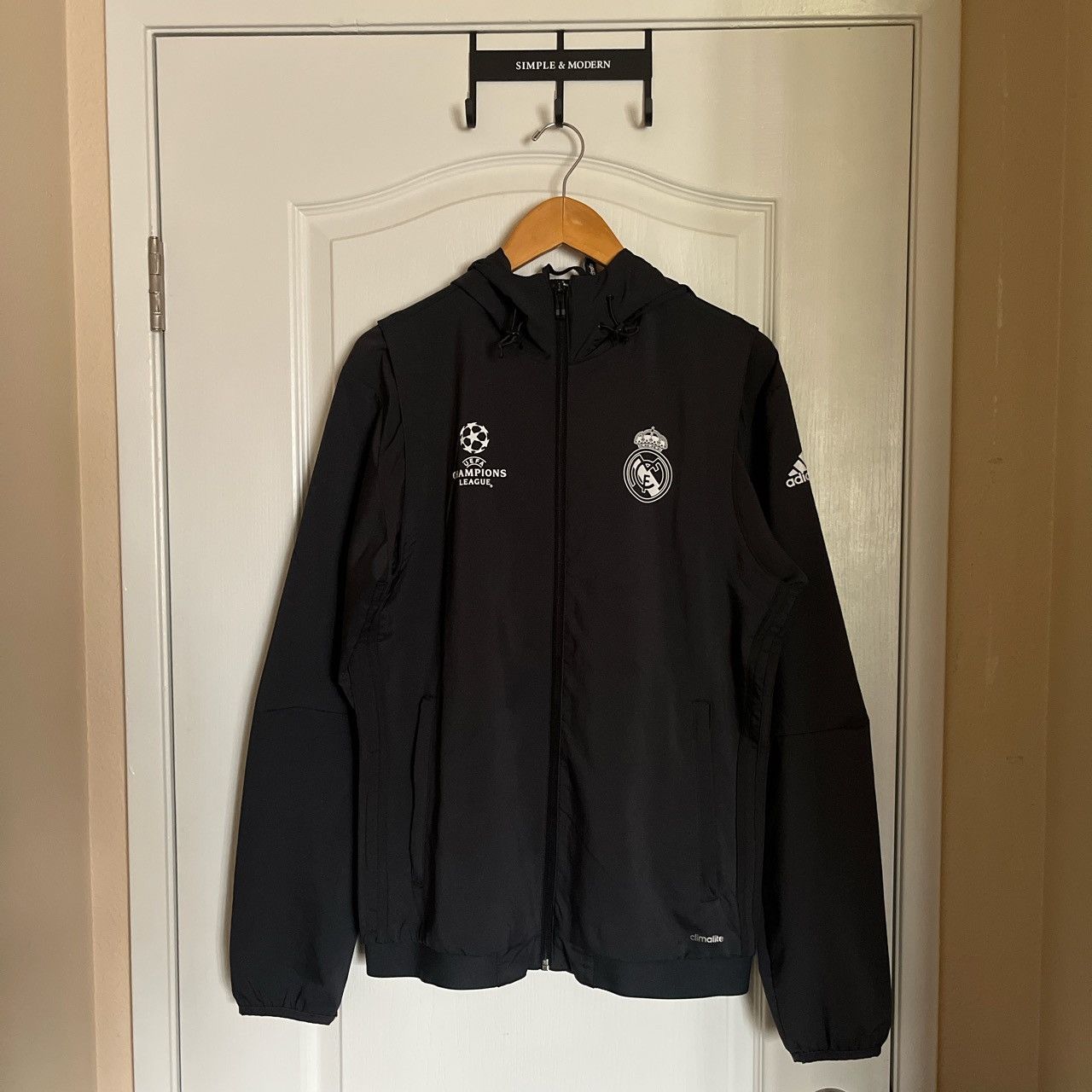 Adidas Adidas Real Madrid Uefa Champions League WindBreaker Jacket ...