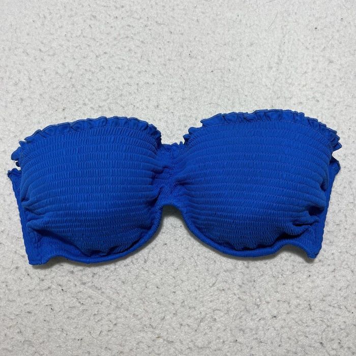 Victoria's Secret Victoria's Secret 36D Smocked Strapless Bikini Top ...