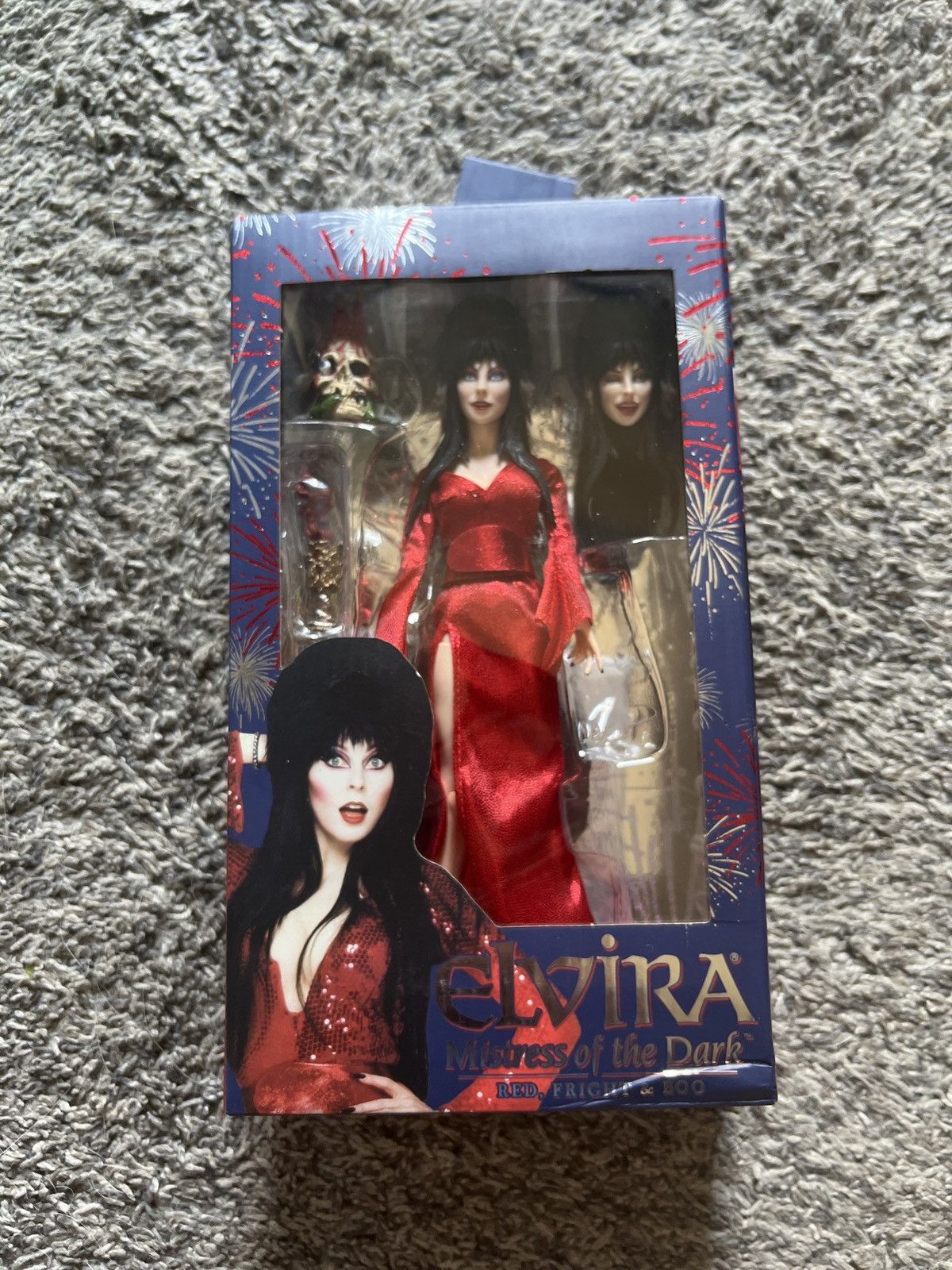 elvira.in.net NECA Elvira Mistress Of The Dark Red, Fright & Boo | Grailed