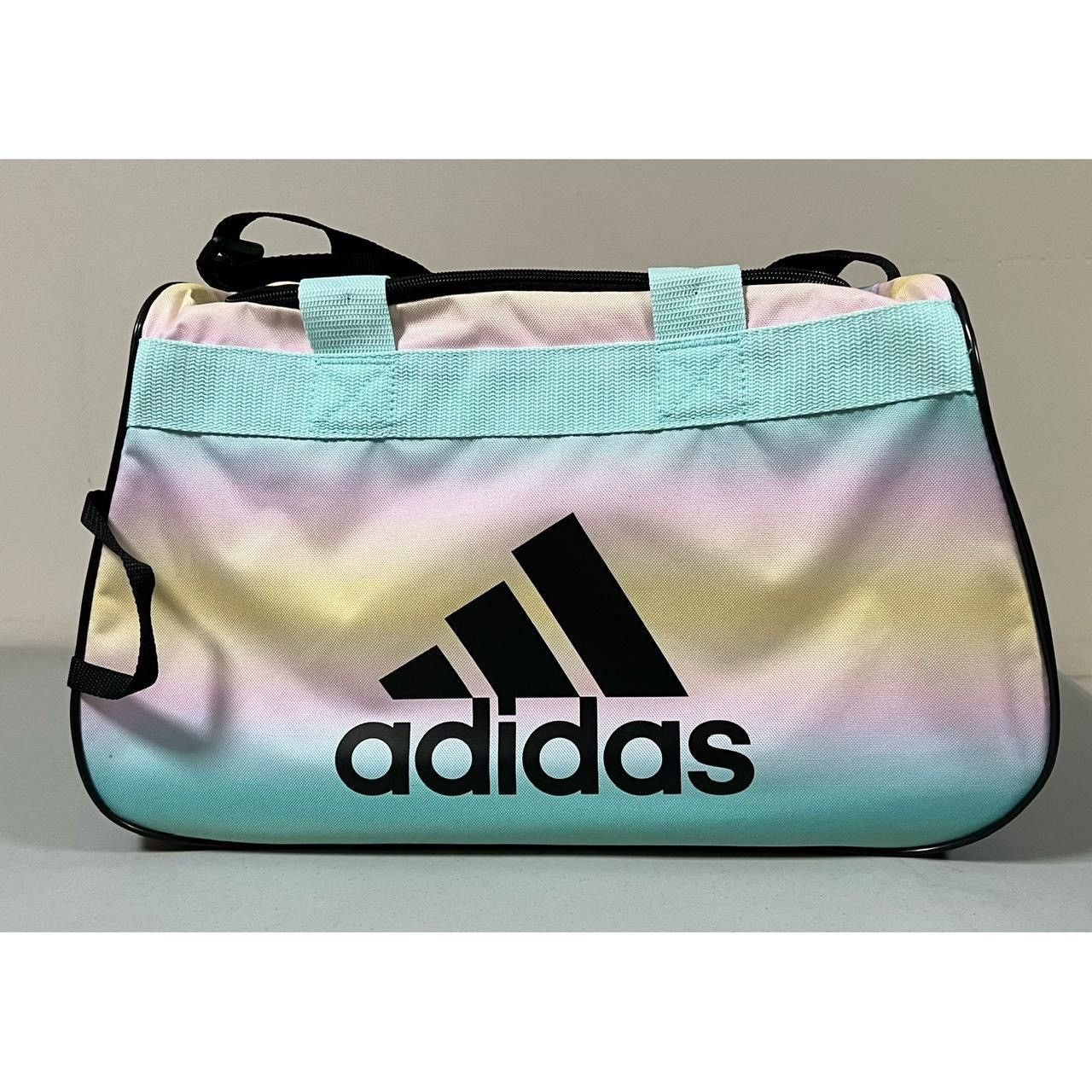 Adidas × Streetwear × Vintage Adidas Pink Blue Pastel Ombre Gym Duffel ...