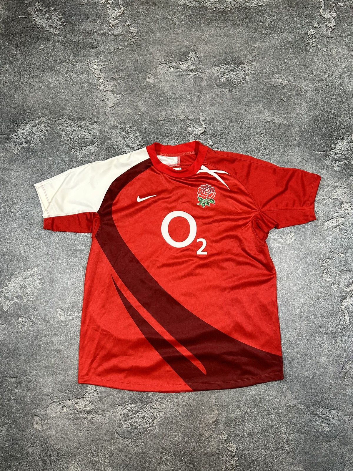 Nike × Vintage England Rugby National Team Nike Jersey Red 02 | Grailed