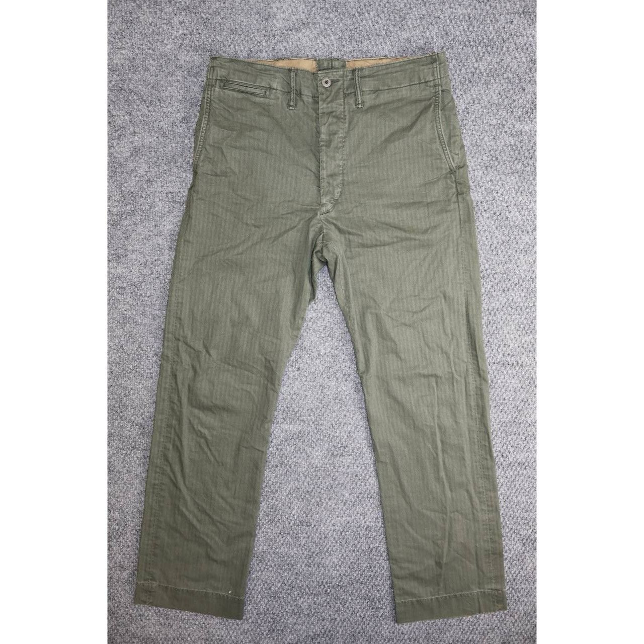 Vintage RRL Ralph Lauren Military Field Utility Pants Green Cotton ...