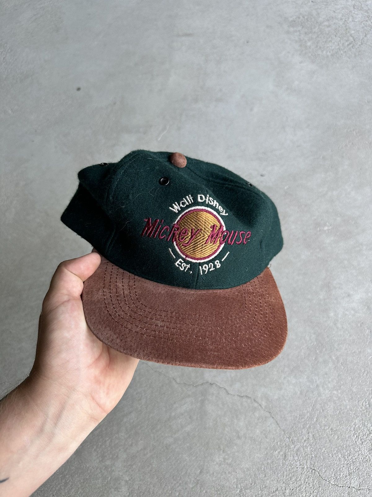 Vintage Vintage 90’s Mickey Mouse Wool Snapback Hat | Grailed