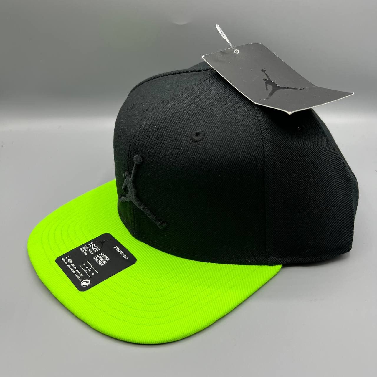 Jordan Brand Air Jordan Pro Hat Men Black Green Jumpman Snap Back Cap ...