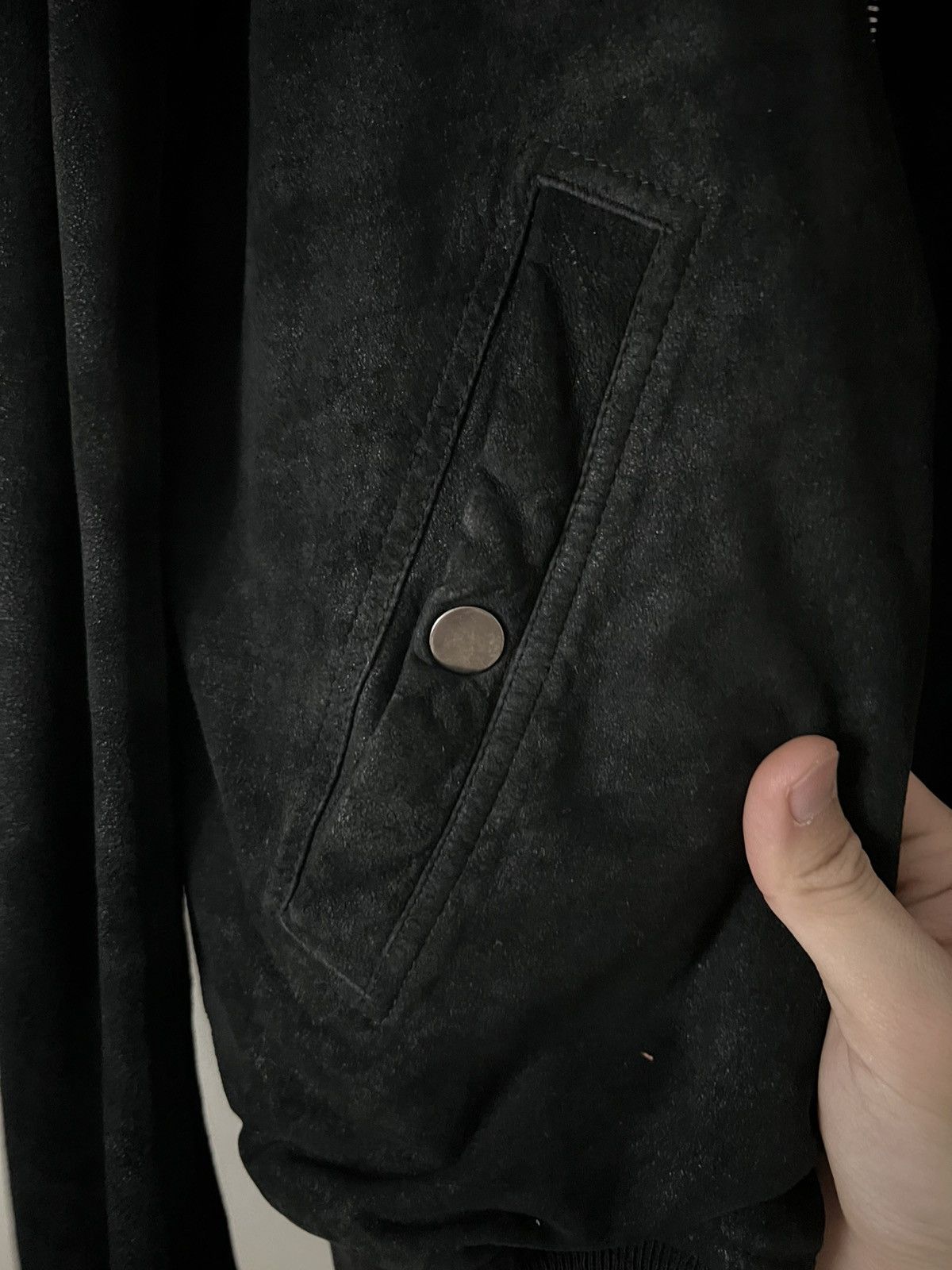 Rick Owens Rick Owens SS14 Vicious Blistered Lamb Bomber Jacket | Grailed